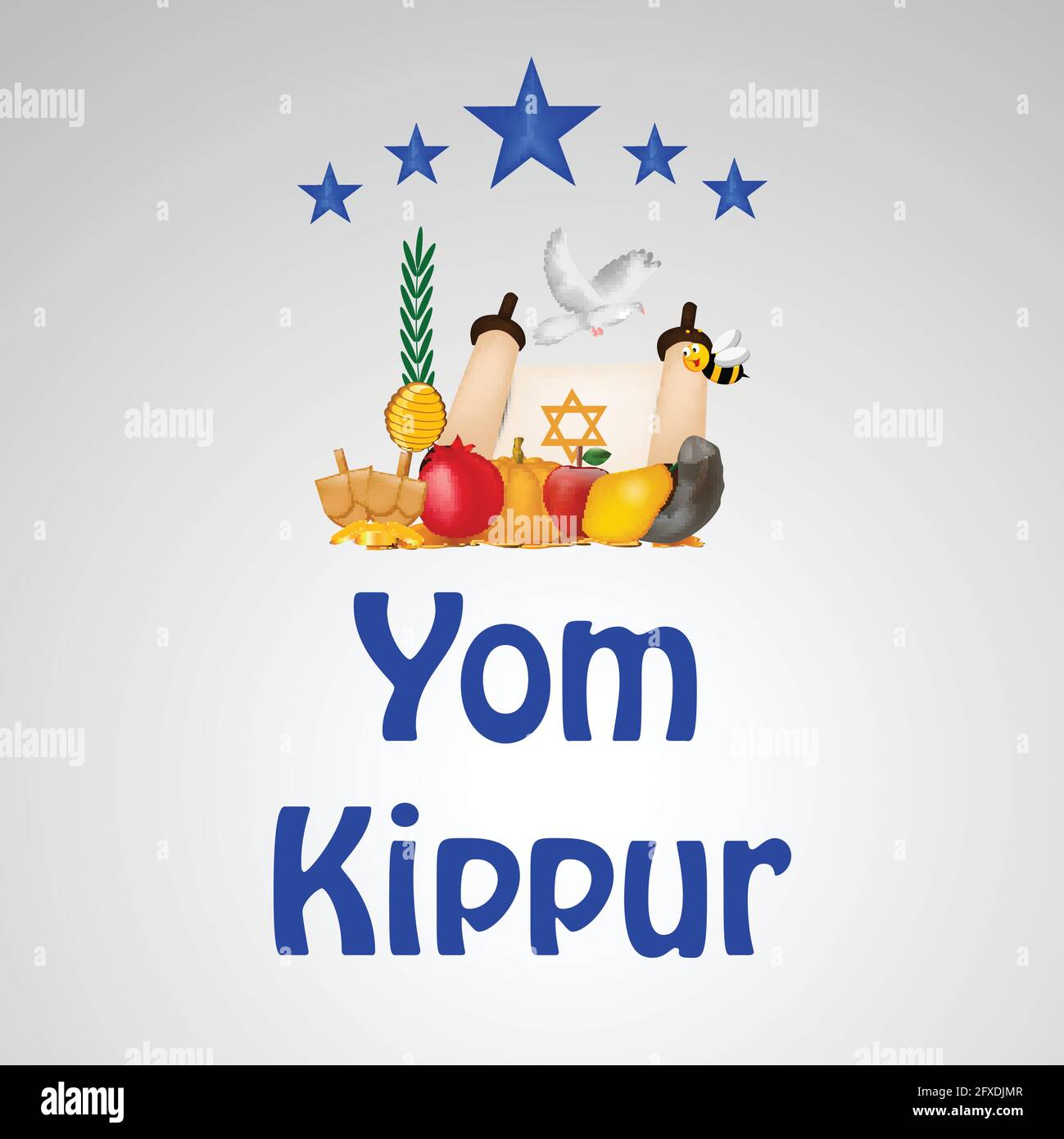 Jewish new year shofar Stock Vector Images - Alamy