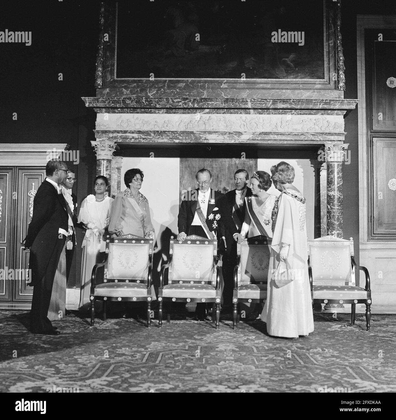 State visit of Surinamese President Ferrier, preparation of state ...