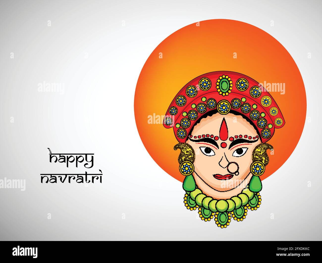 hindu festival Navratri Stock Vector Image & Art - Alamy