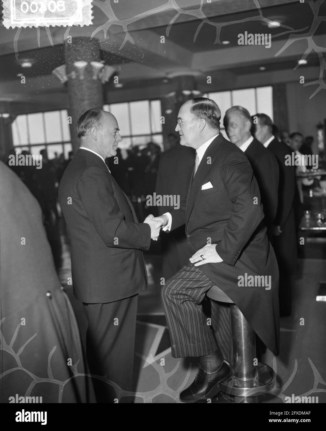 Amsterdam 100 years picture reception Black and White Stock Photos ...