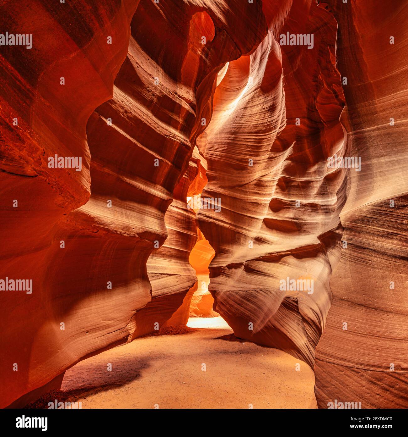 Mesmerizing view of Antelope Canyon in LeChee, USA Stock Photo - Alamy
