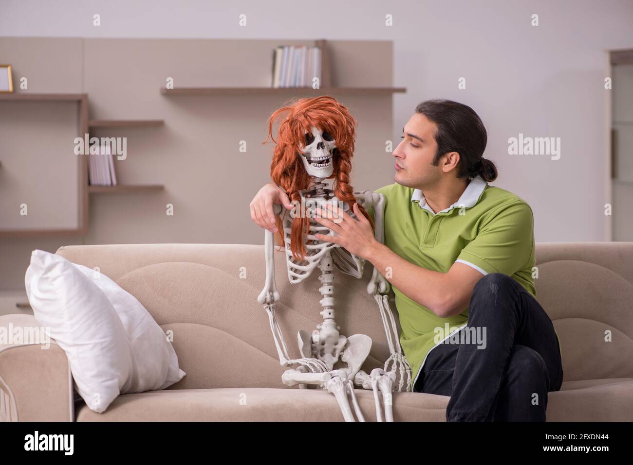Woman man humour quarrel hi-res stock photography and images - Alamy