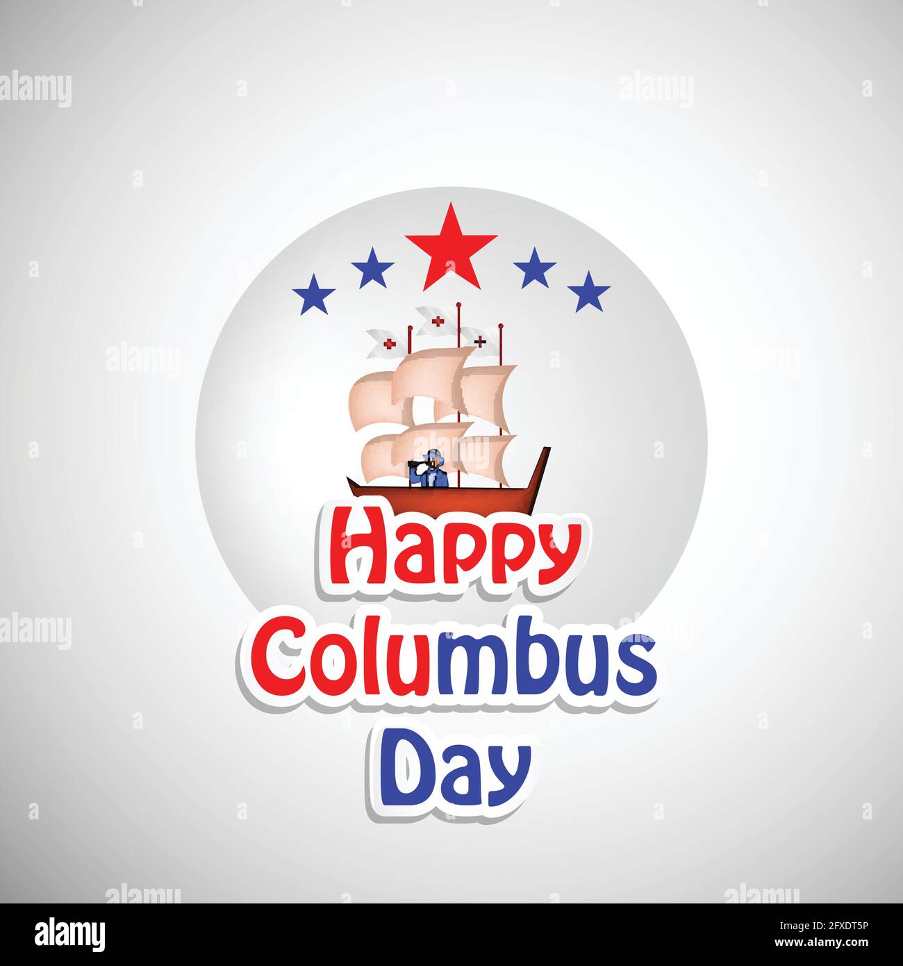 Columbus day vector vectors Stock Vector Images - Alamy