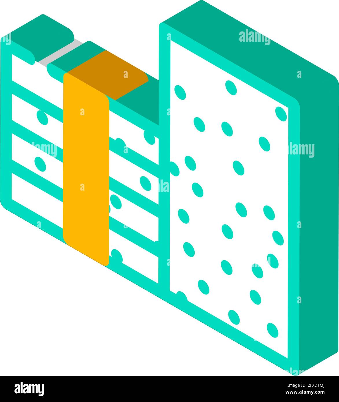 styrofoam building material isometric icon vector illustration Stock ...