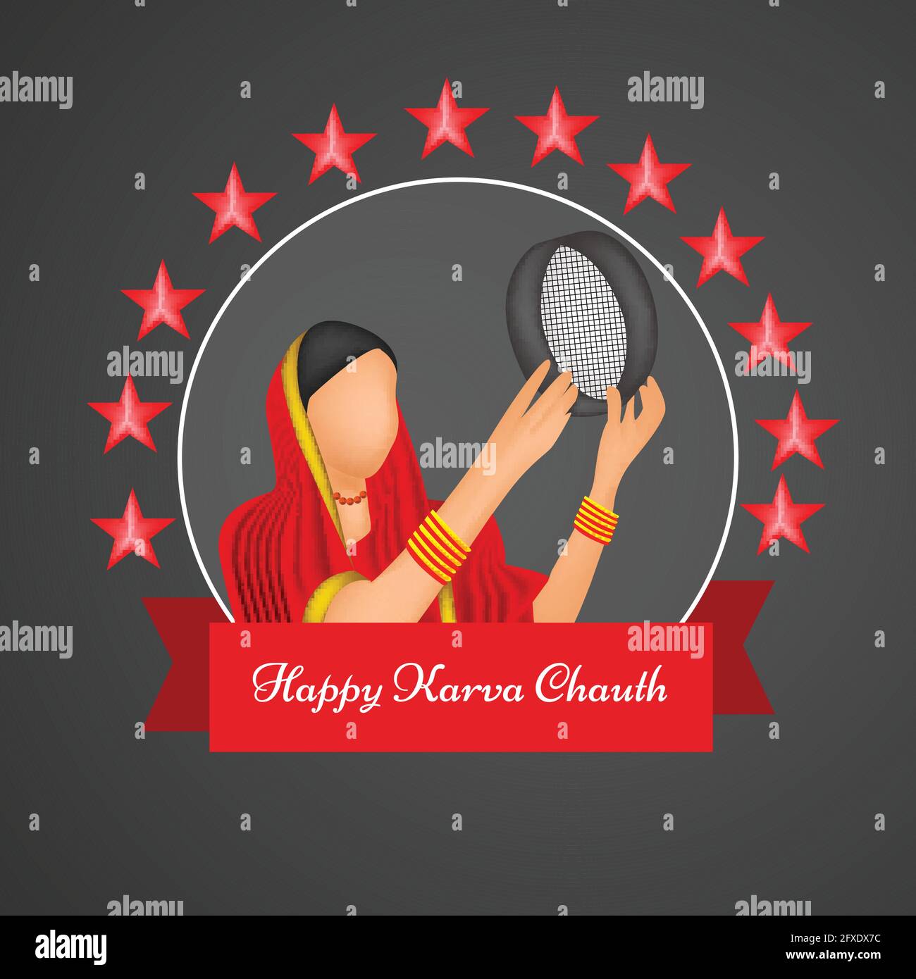Karva Chauth background Stock Vector Image & Art - Alamy