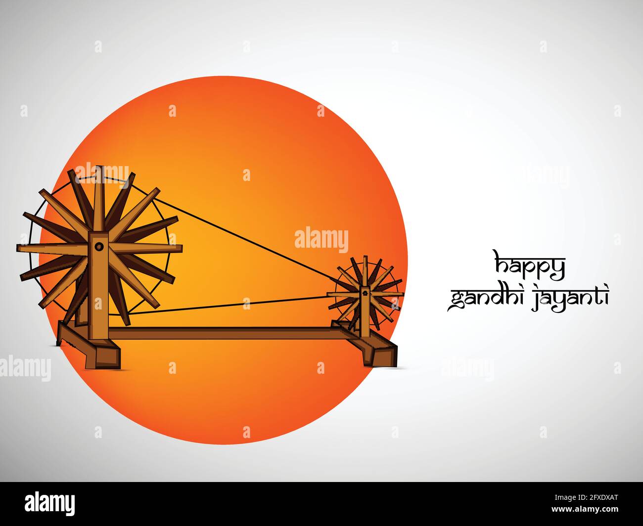 Mahatma gandhi spinning wheel charkha hi-res stock photography and ...