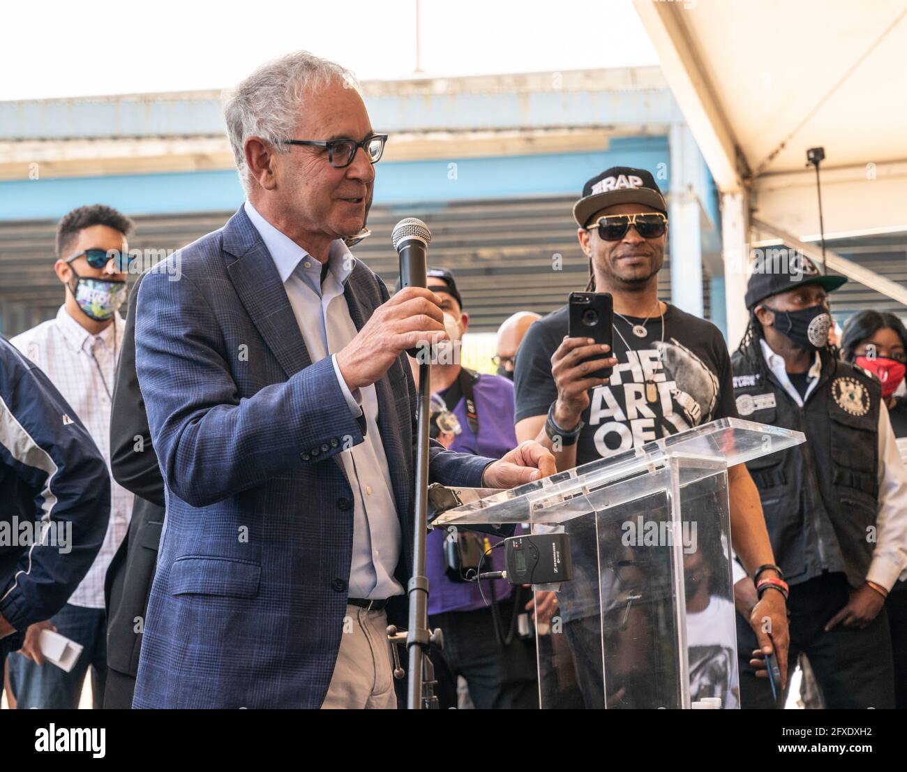 New York, NY - May 20, 2021: CEO of L plus M Development Partners Inc ...