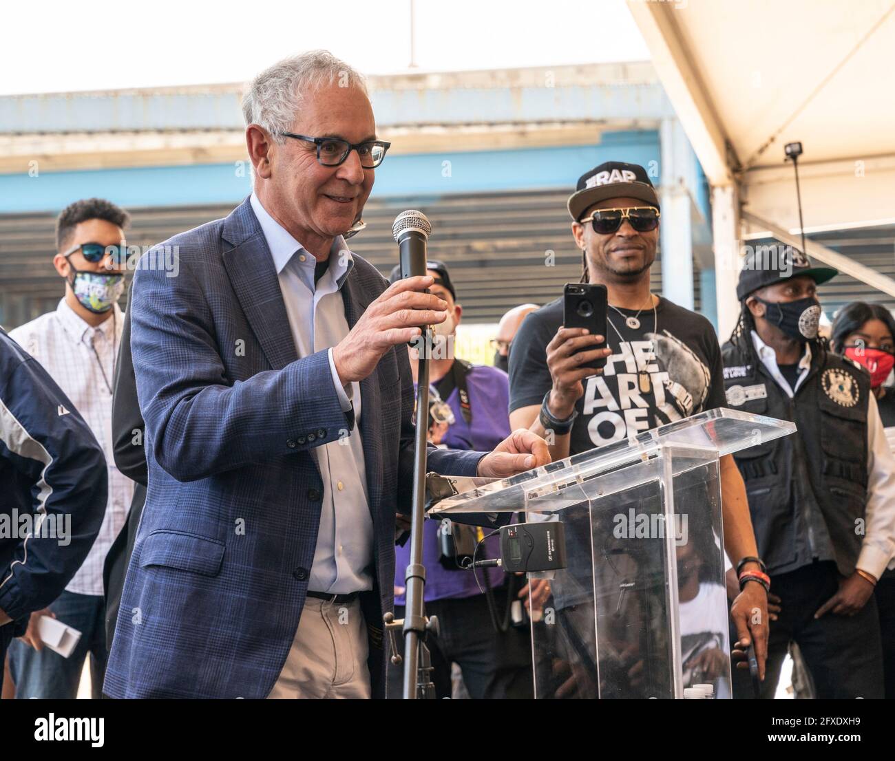 New York, NY - May 20, 2021: CEO of L plus M Development Partners Inc ...