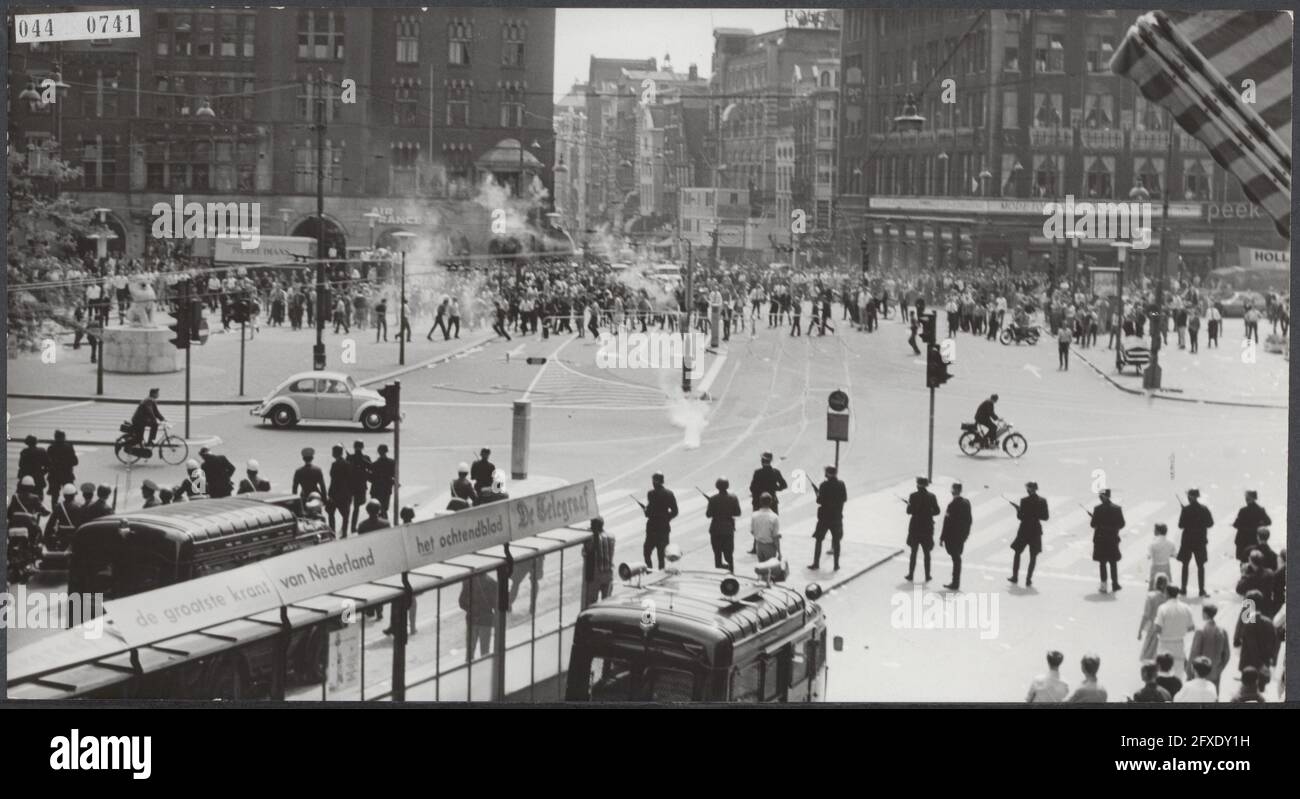 street images, riots, police, June 14, 1966, police, riots, street ...