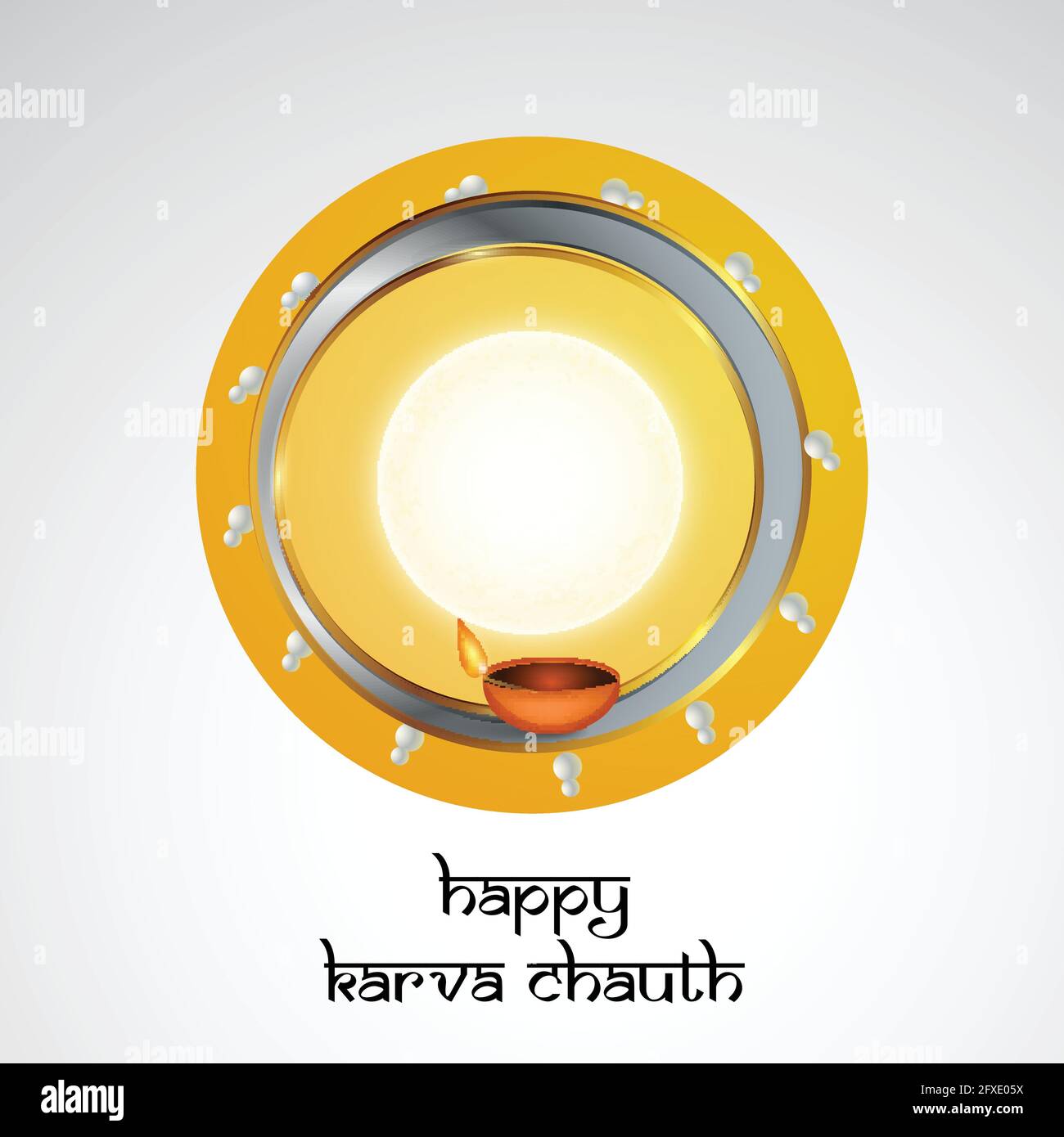 Indian saree karwa chauth Stock Vector Images - Alamy