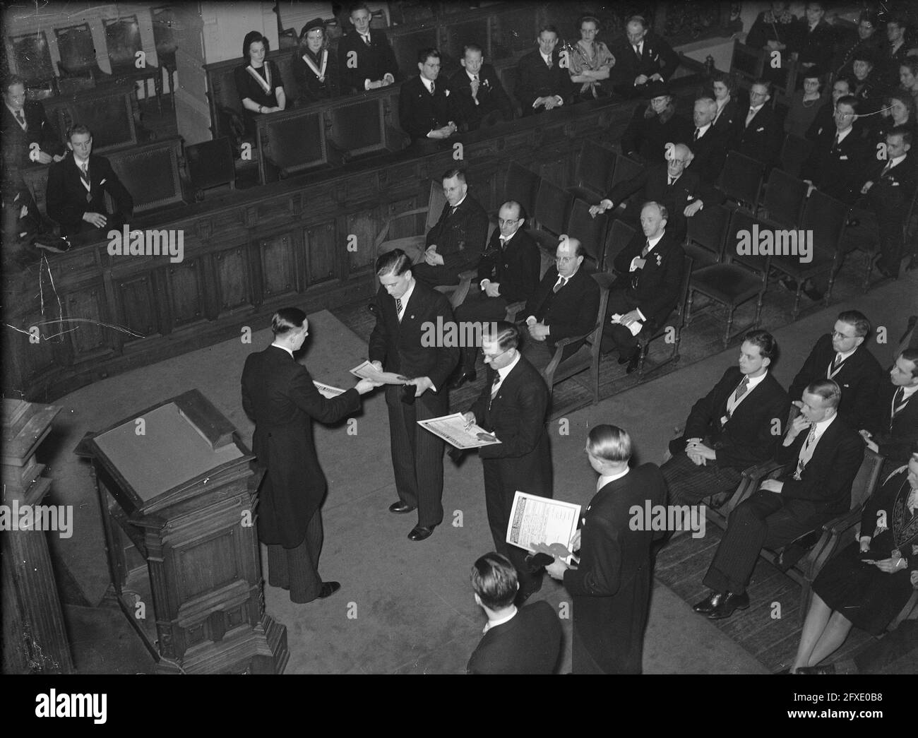 Student party, February 23, 1946, Student parties, The Netherlands ...