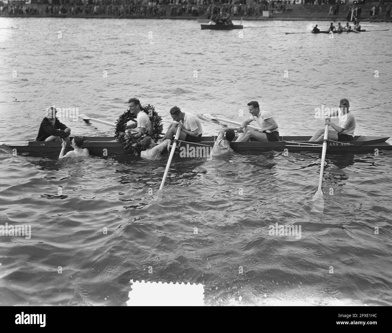 Students Varsity Jutphaas racing contests, May 2, 1954, STUDENTS ...