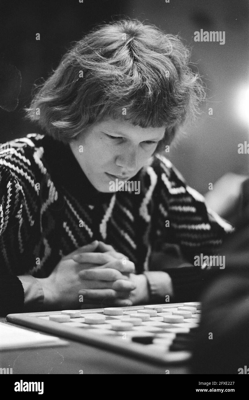 Sugar dams tournament Amsterdam; front runner Hans Jansen, December 20 ...