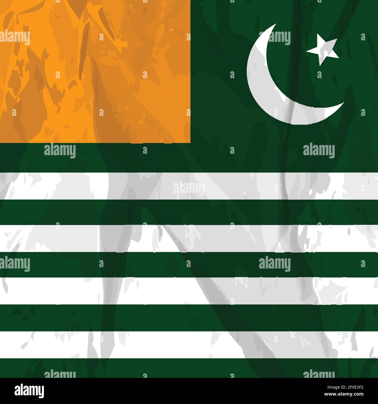 Azad kashmir flag Stock Vector Images - Alamy