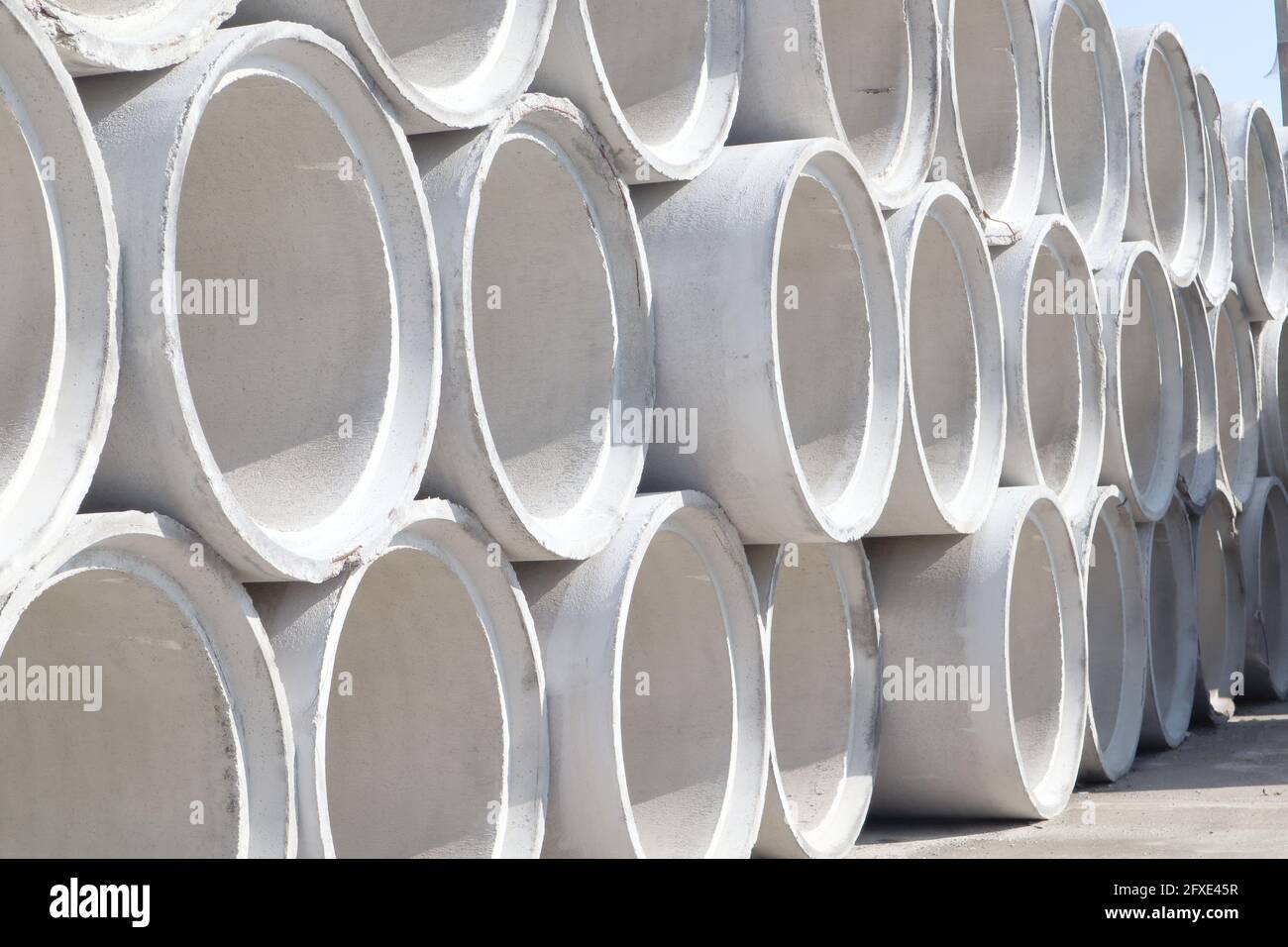 pipe concrete construction building Stock Photo - Alamy