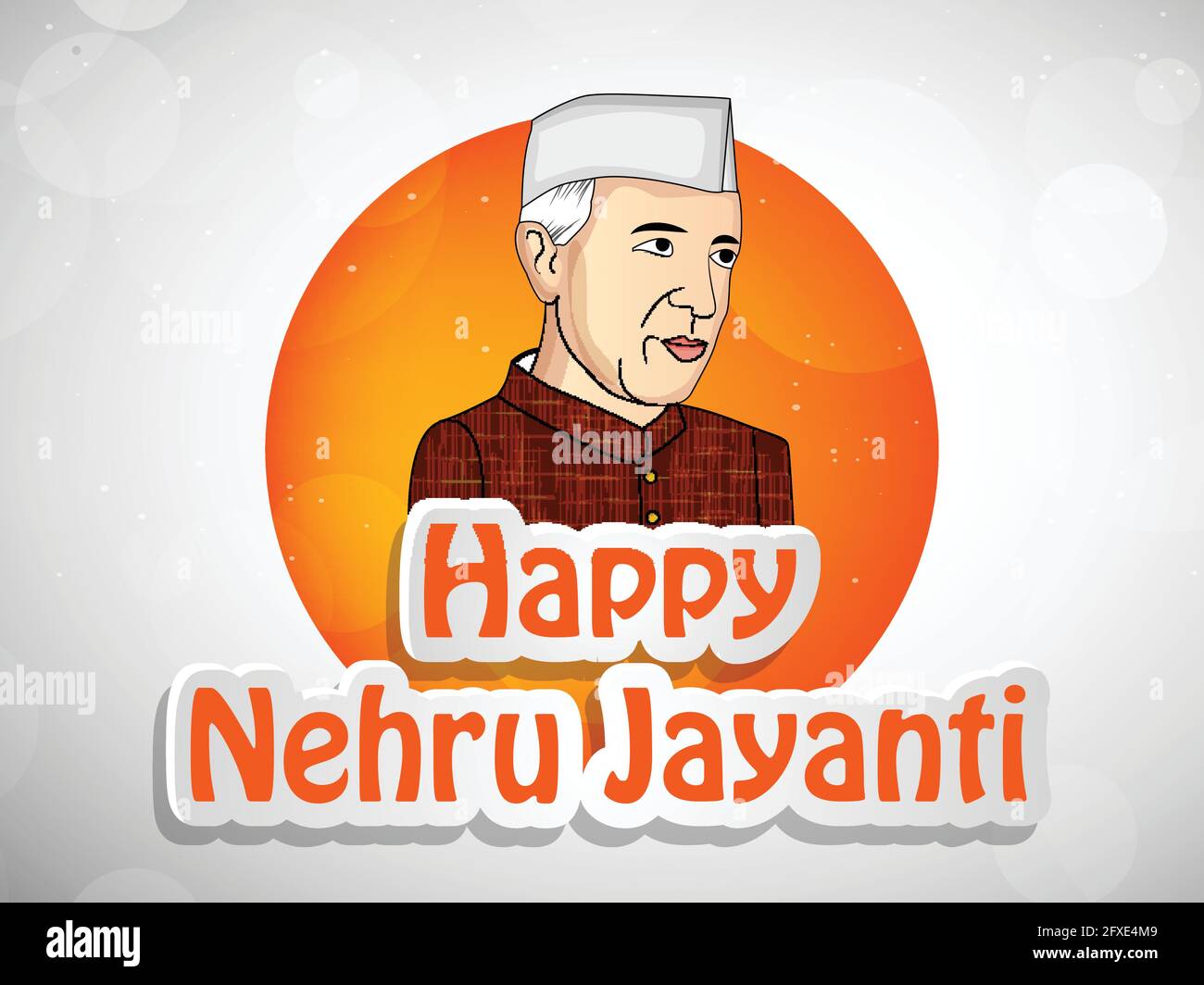 Jawaharlal Nehru Jayanti Stock Vector Image & Art - Alamy