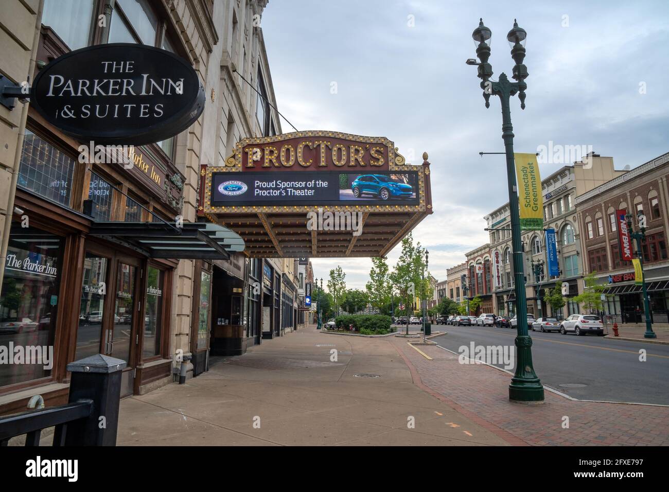 Schenectady, NY - USA - May 22, 2021: Proctor's Theatre is a former ...