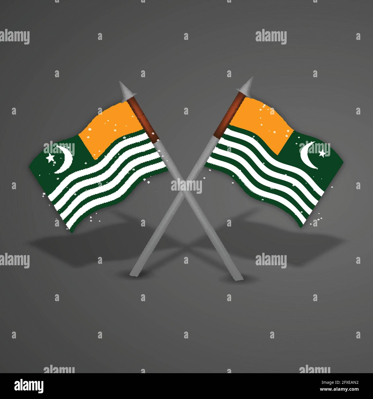 Azad kashmir flag Stock Vector Images - Alamy