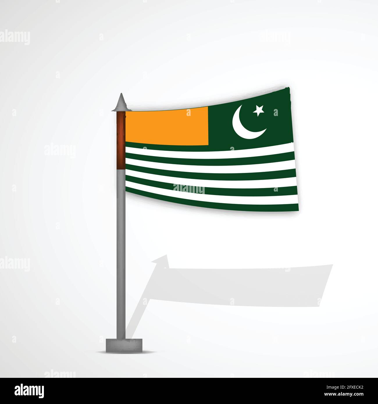 Azad kashmir flag Stock Vector Images - Alamy