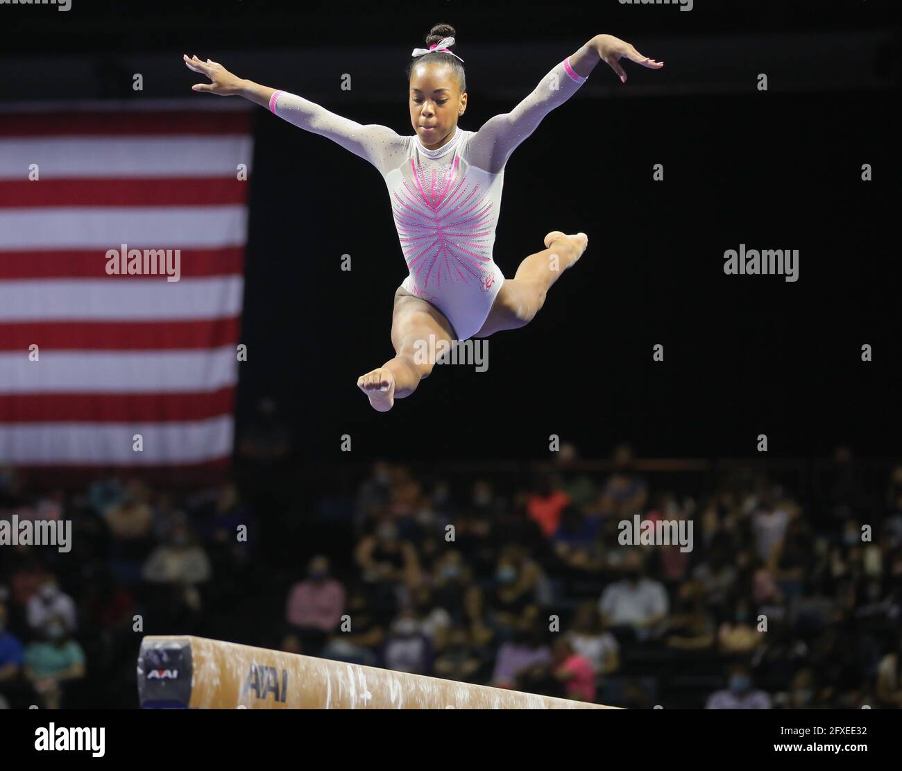 May 22 2021 Karis German Of World Champions Centre Gymnastics Leaps