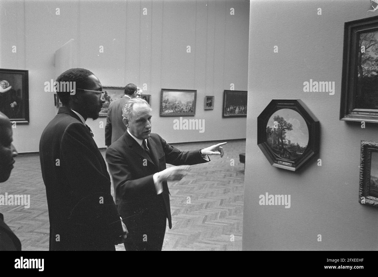 King Moshoeshoe II of Lesoto visits Rijksmuseum Adam King Moshoeshoe II ...