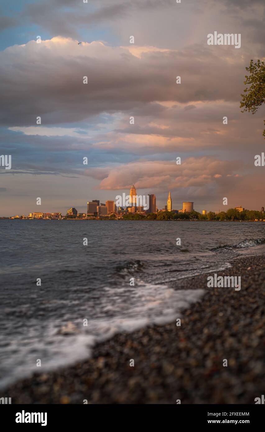 Cleveland metroparks beach hi-res stock photography and images - Alamy