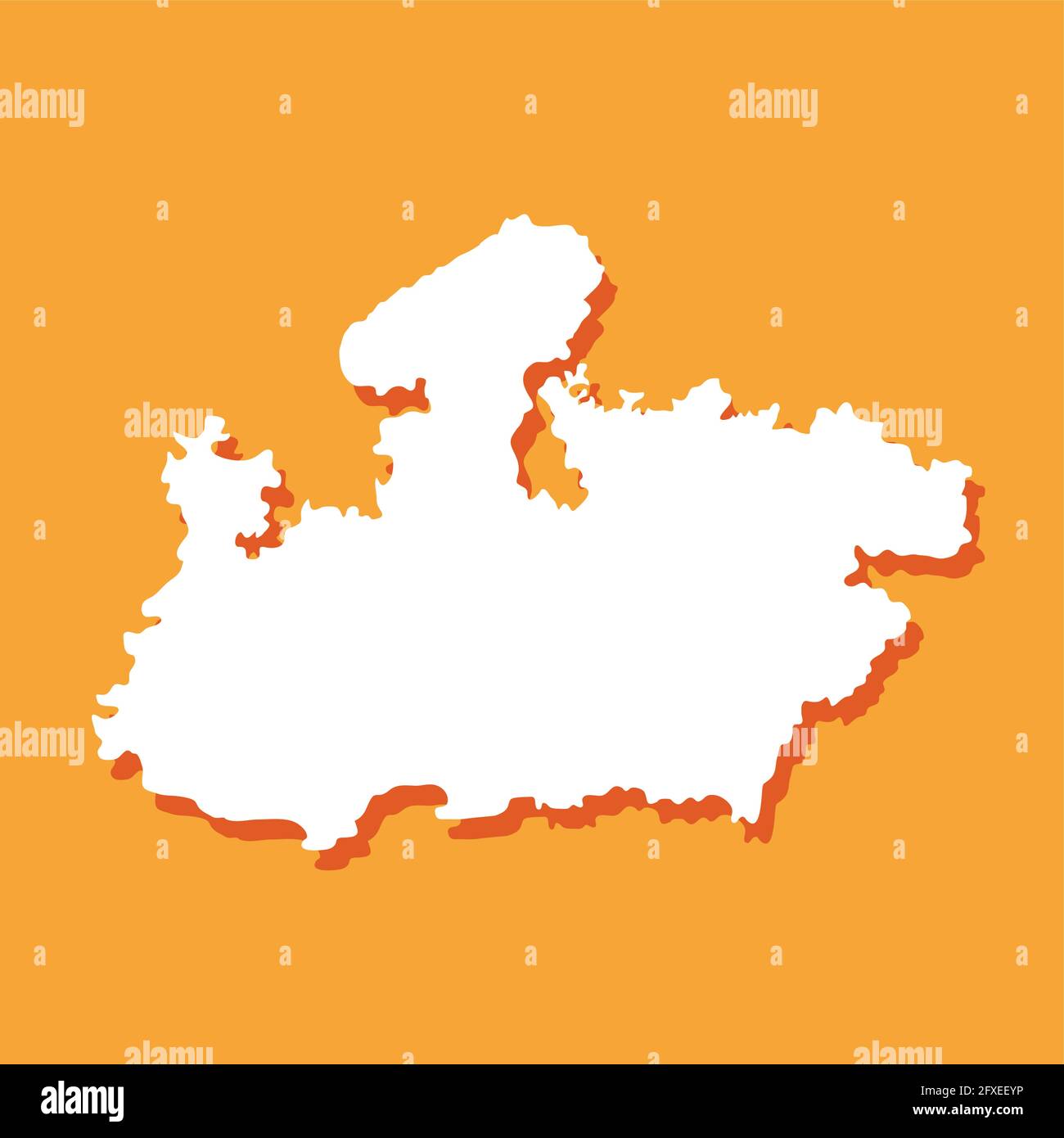 Madhya pradesh map Stock Vector Images - Alamy
