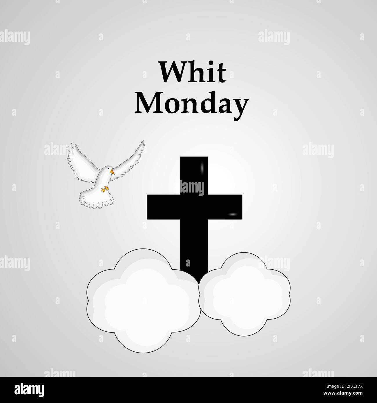 Monday of the holy spirit Stock Vector Images - Alamy