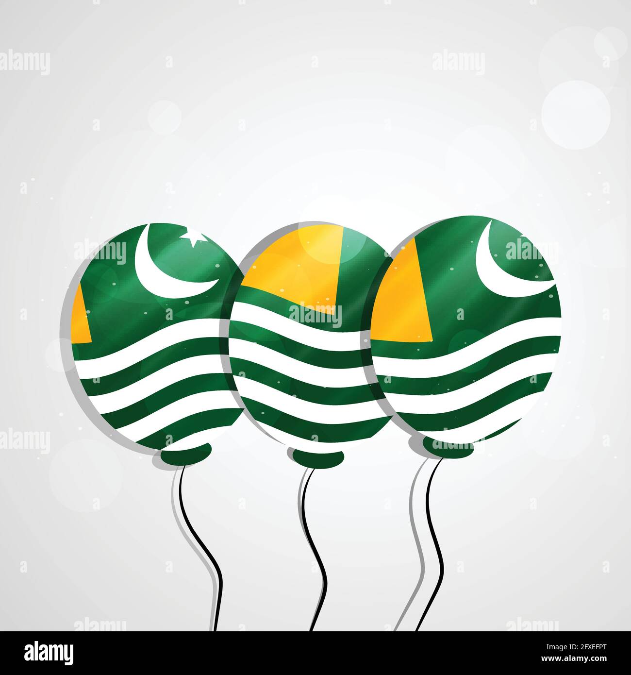 Azad kashmir national flag Stock Vector Images - Alamy