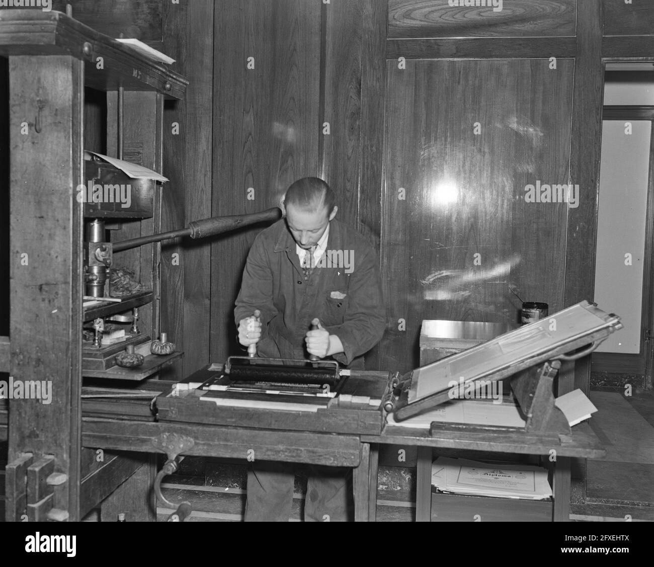 Tetterode 100 year old machines hi-res stock photography and images - Alamy