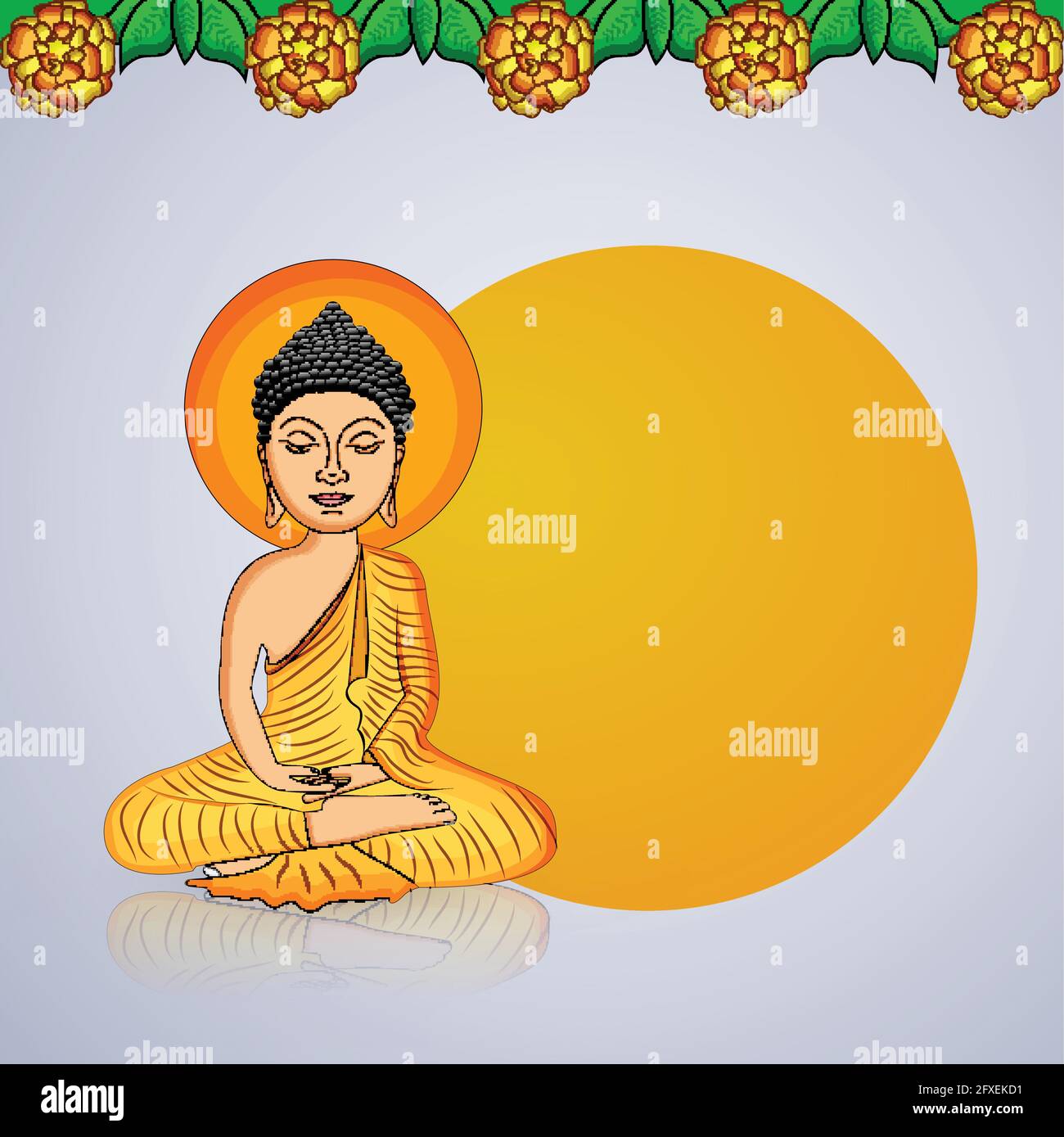 Gautam Buddha Cartoon