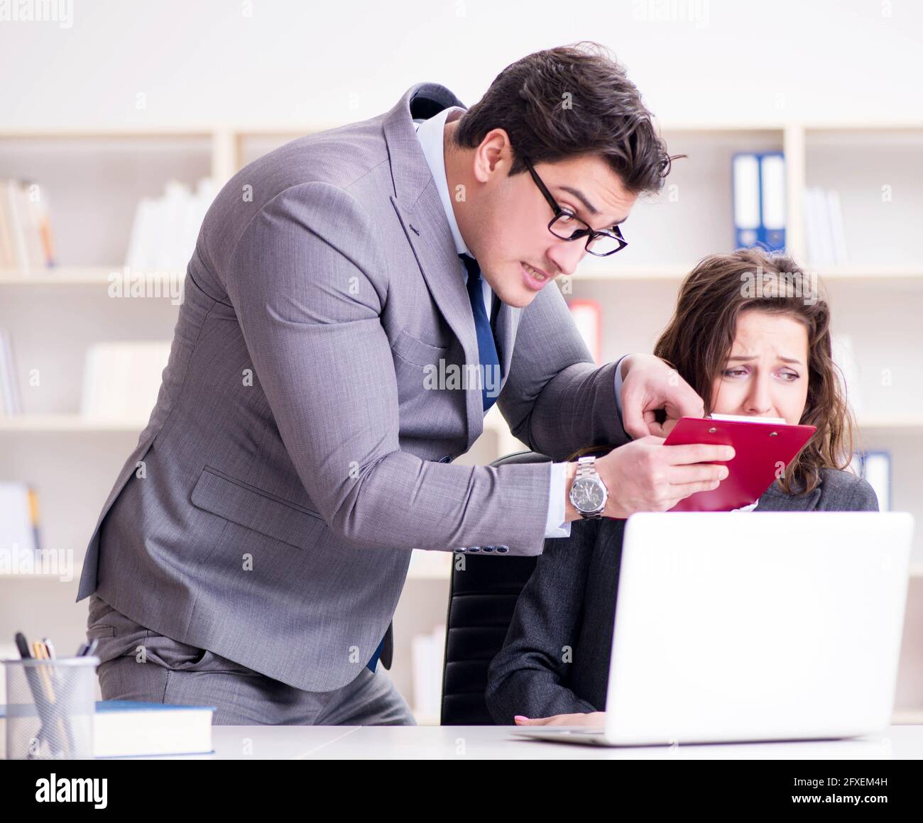 Female boss horrible hi-res stock photography and images - Alamy