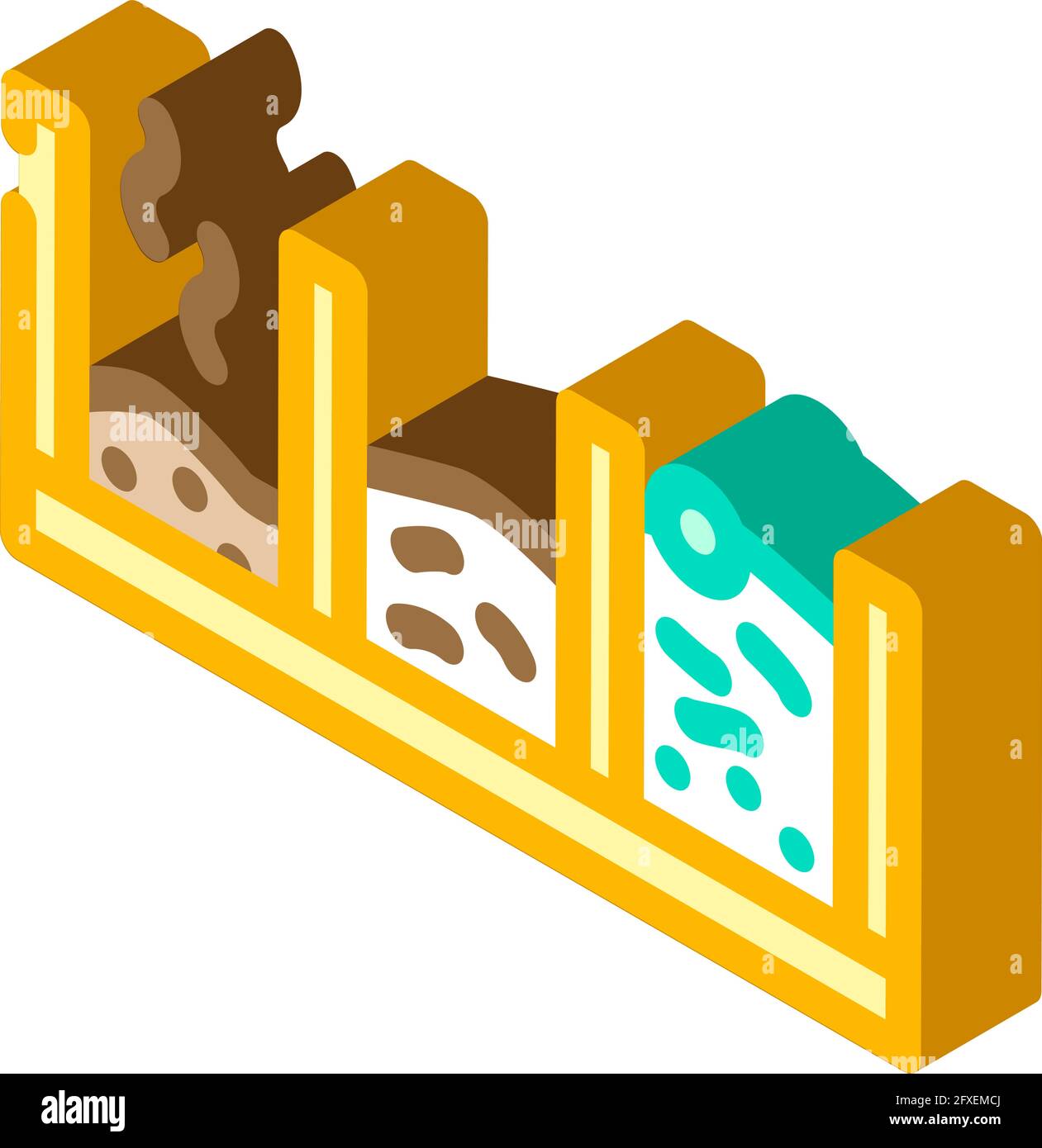 pit compost isometric icon vector illustration Stock Vector Image & Art ...