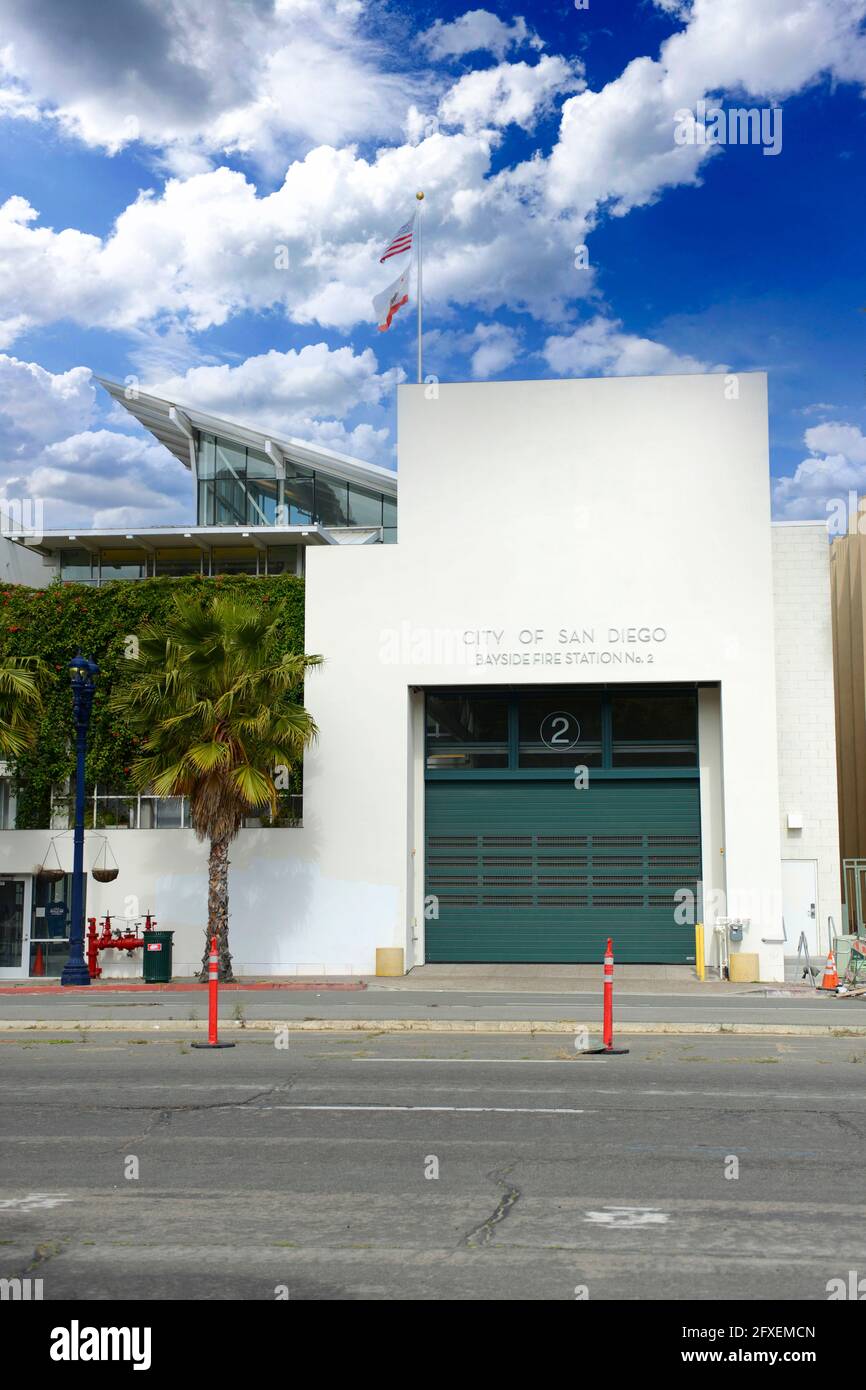 Looking at the City of San Diego Bayside Fire Station no.2 building on ...