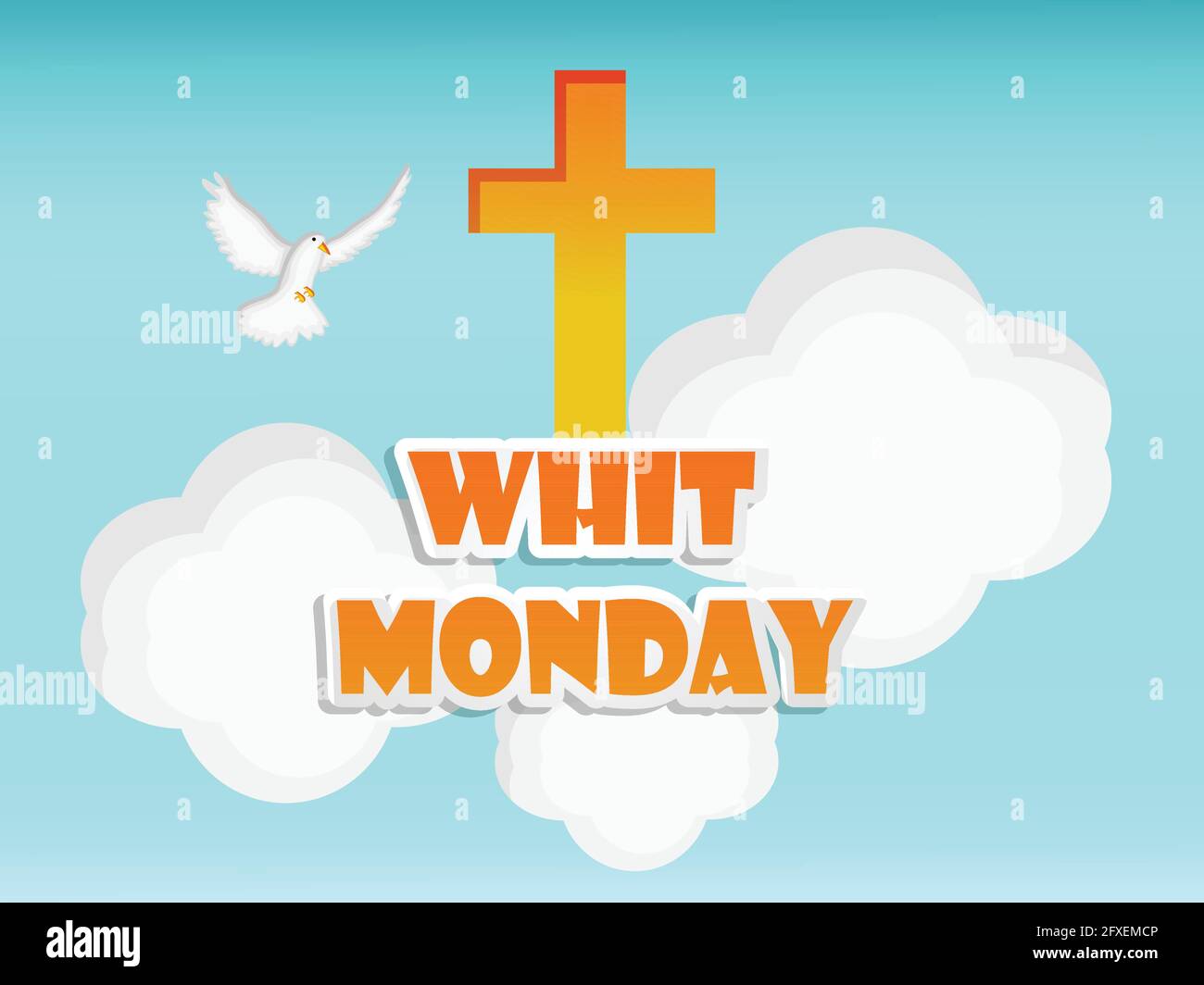 Whit Monday Background Stock Vector Image & Art - Alamy