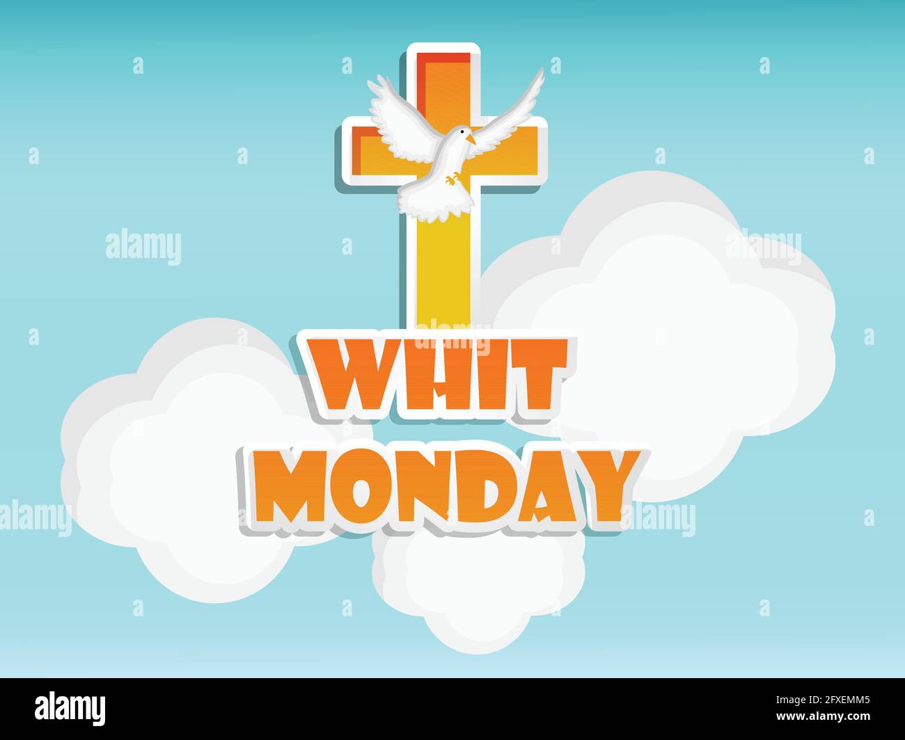 Whit Monday Background Stock Vector Image & Art - Alamy