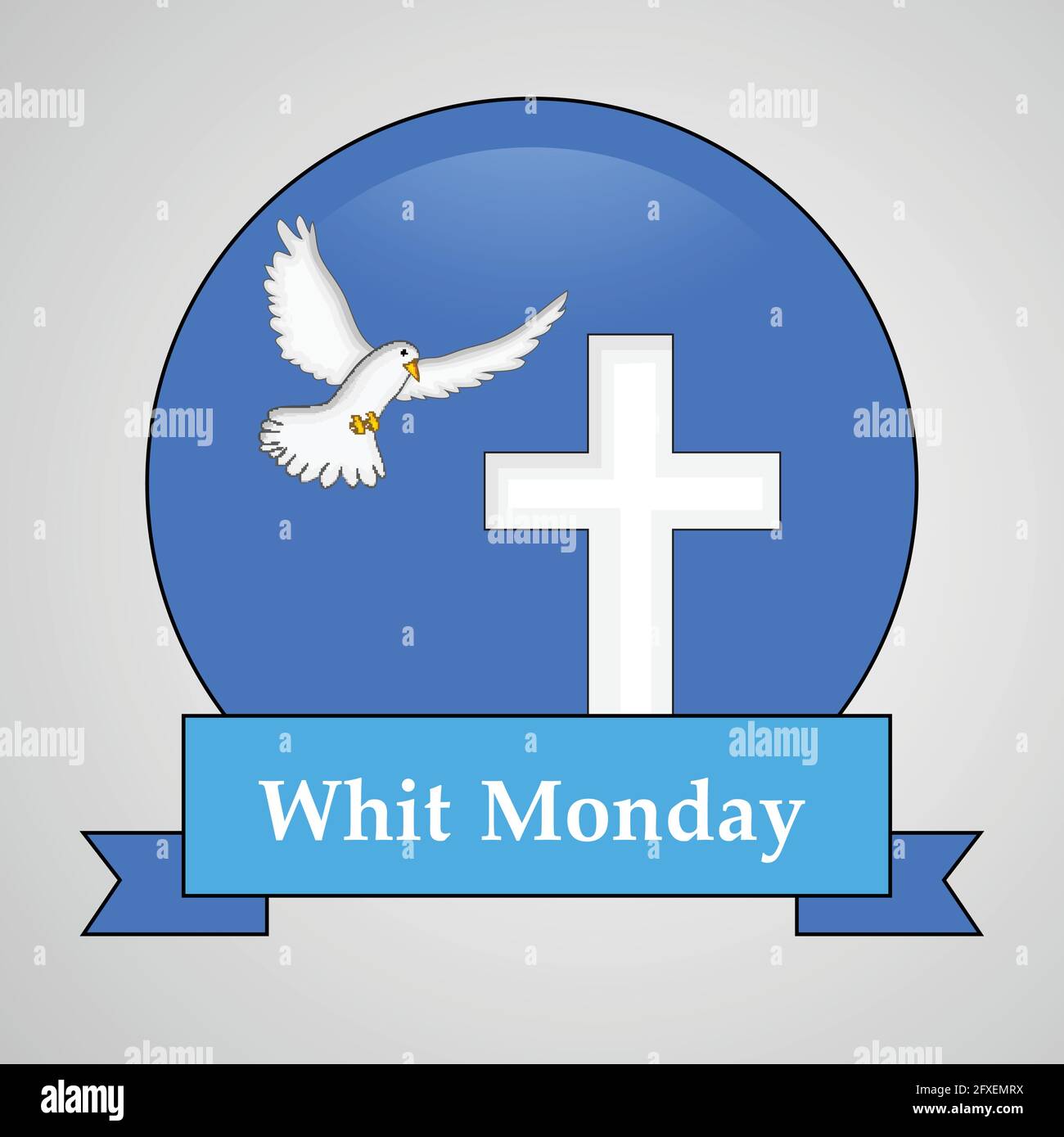 Monday of the holy spirit Stock Vector Images - Alamy