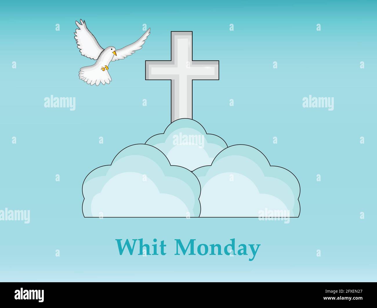 Whit Monday Background Stock Vector Image & Art - Alamy