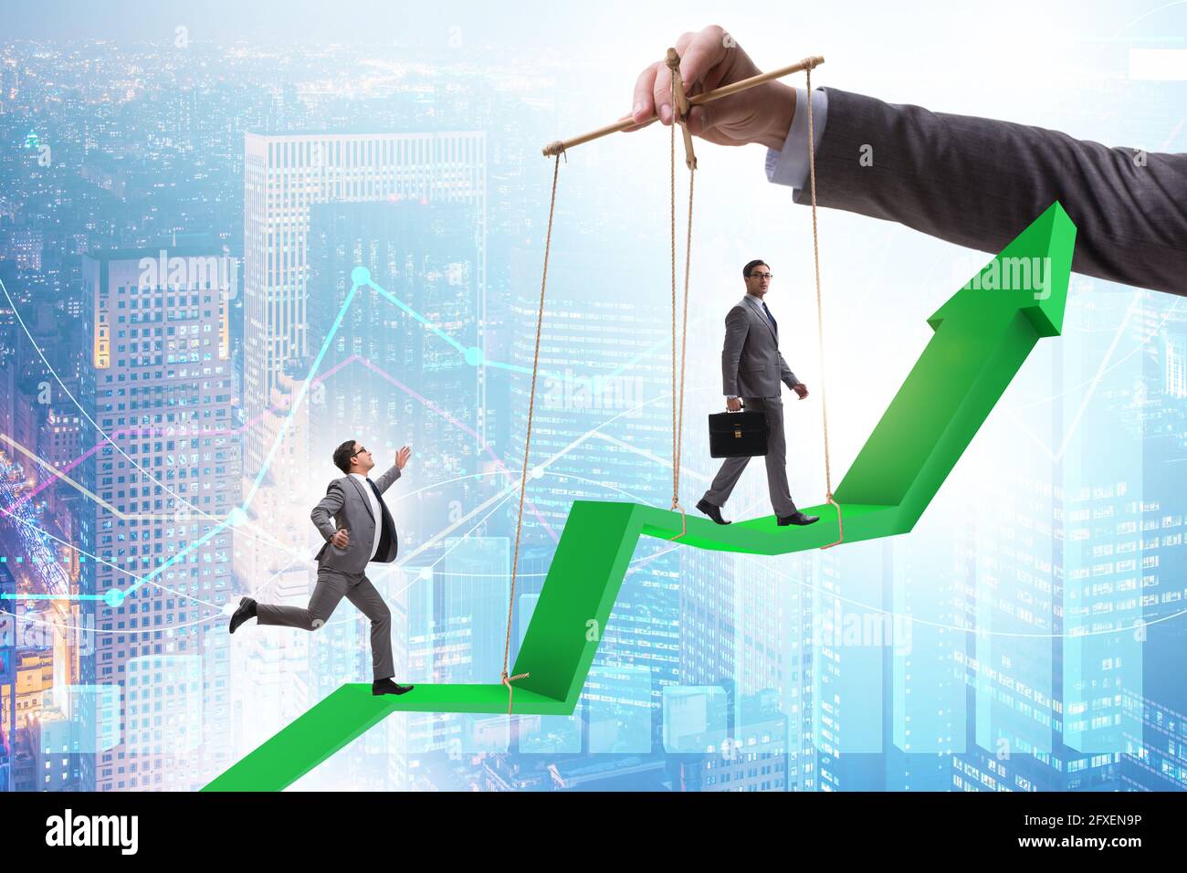 Concept of supporting economic growth in the economy Stock Photo - Alamy