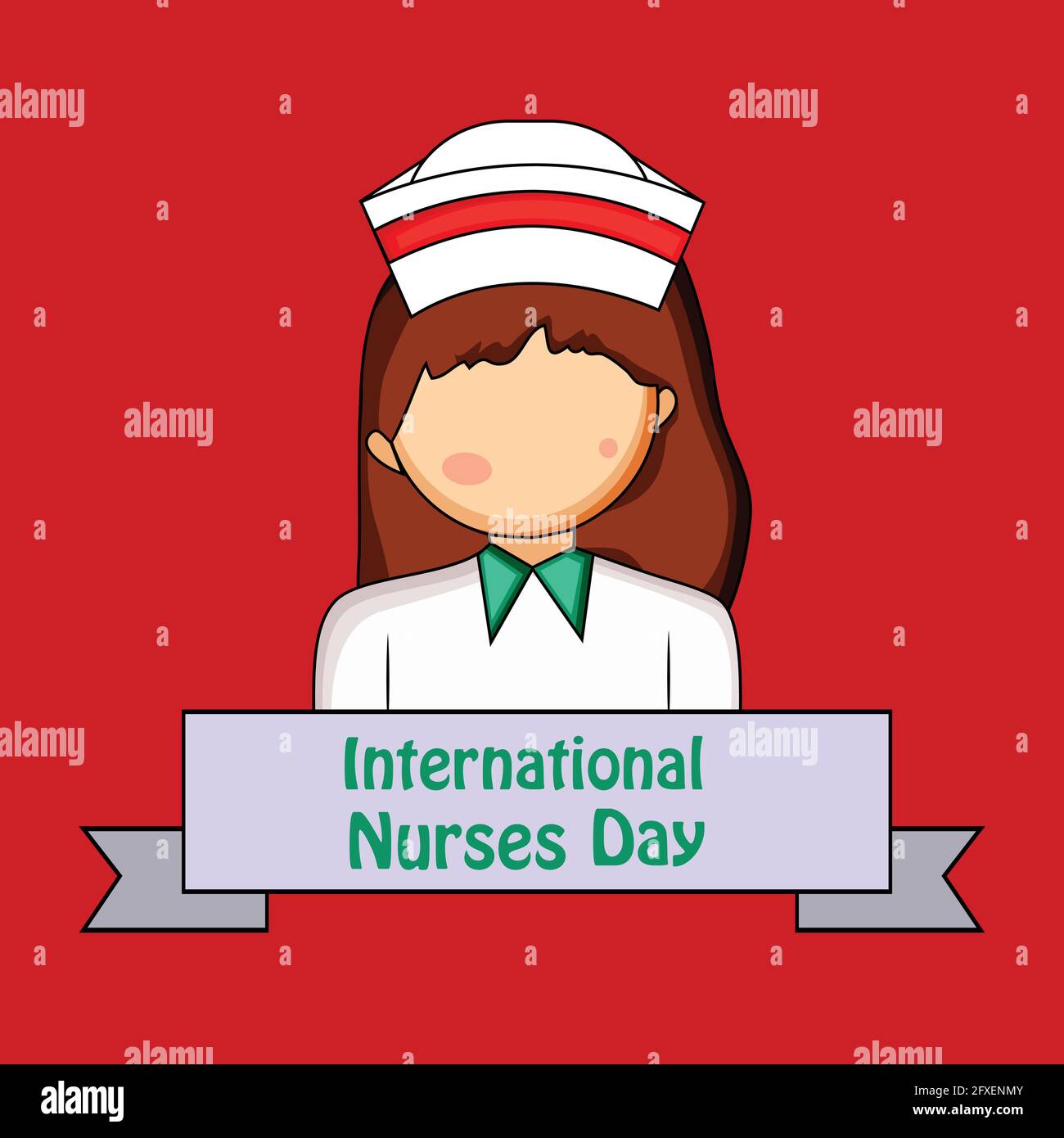 Nurses day wallpaper illustration hi-res stock photography and images ...