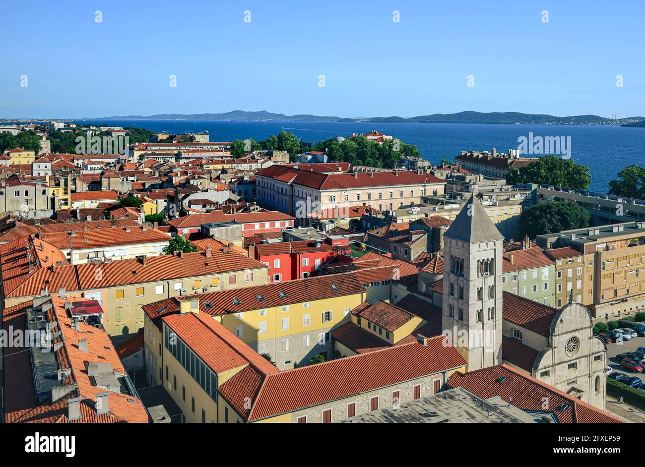 Panoramic waterfront view zadar croatia hi-res stock photography and ...