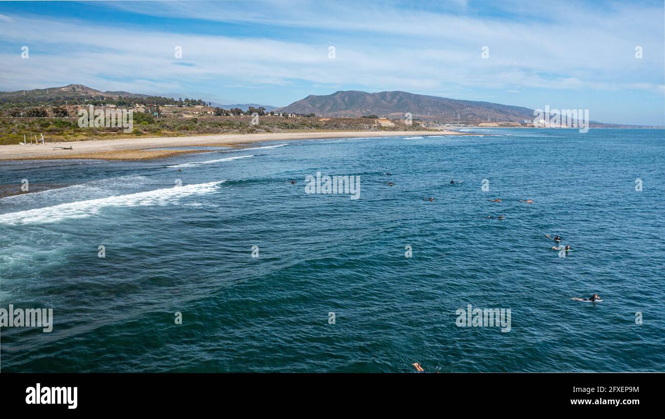 Out in the Water, at Trestles Surf Spot Stock Photo - Alamy