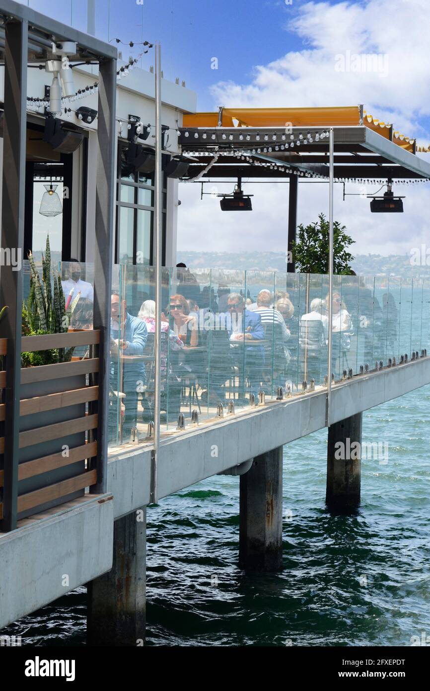 People enjoying lunch at the Brigantine waterfront seafood and Oyster ...