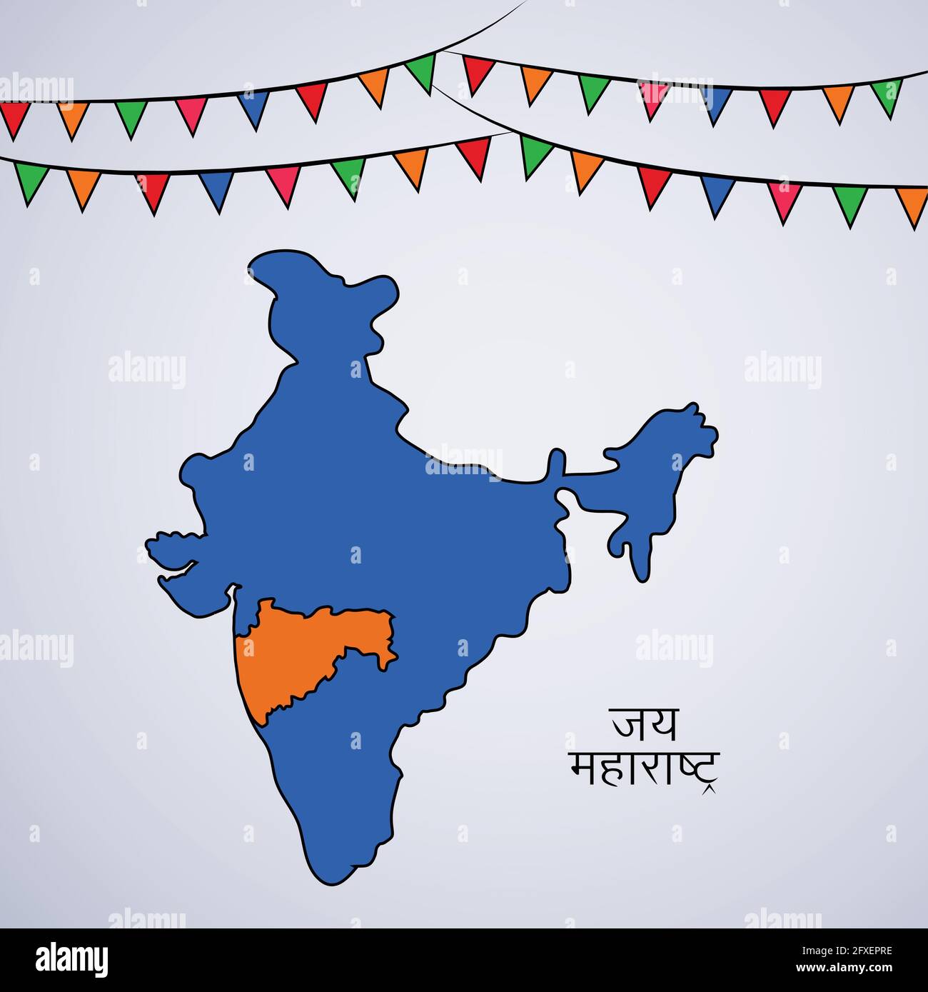 Maharashtra Day Background Stock Vector Image & Art - Alamy