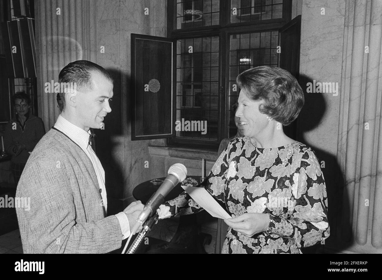 Queen Beatrix awarded grants to 6 young award-winning artists at the ...