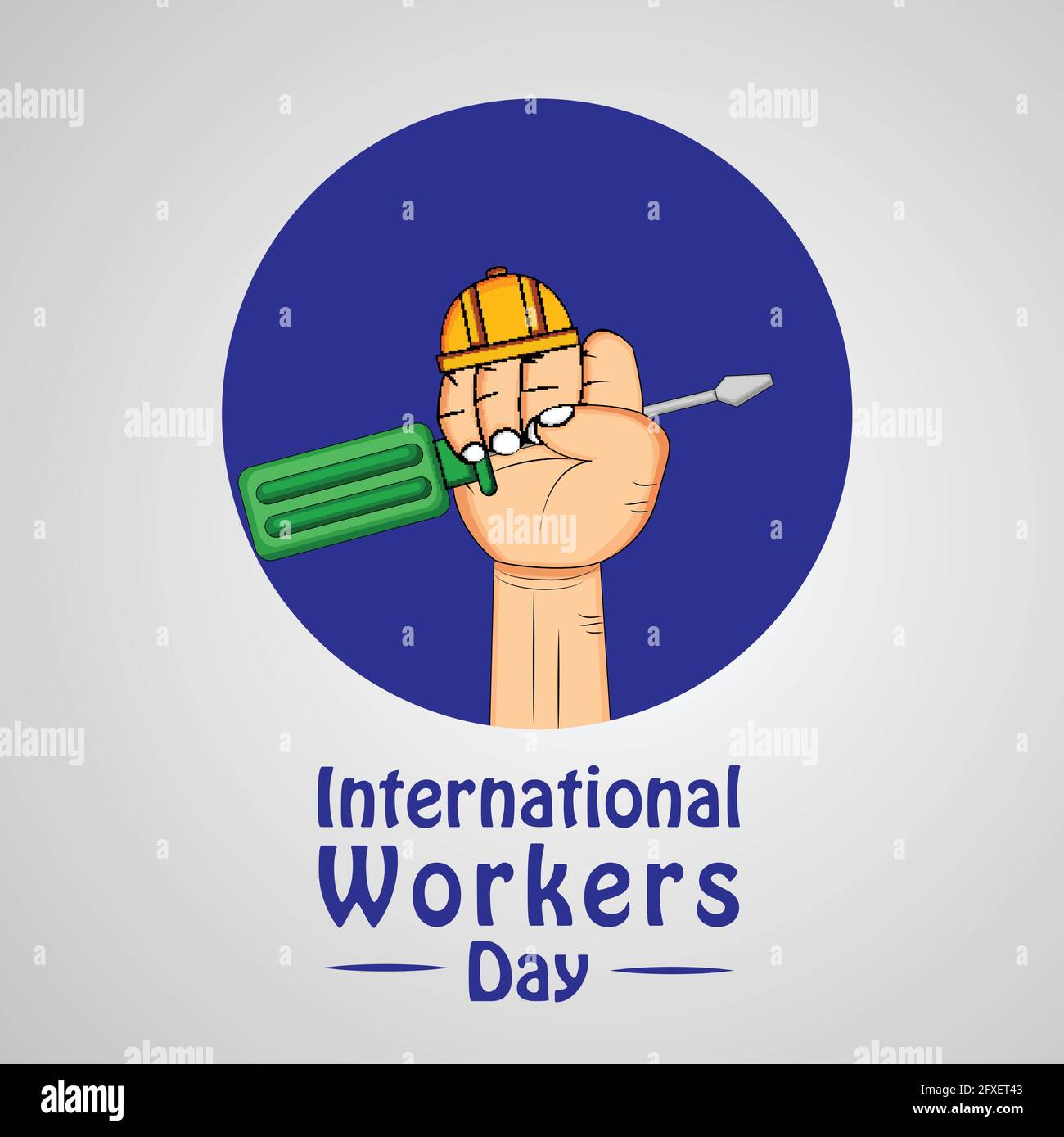 Worker's Day background Stock Vector Image & Art - Alamy