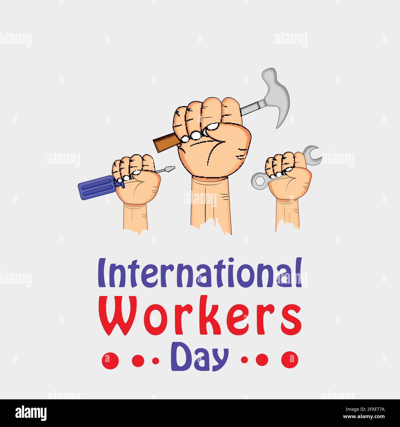 Worker's Day background Stock Vector Image & Art - Alamy