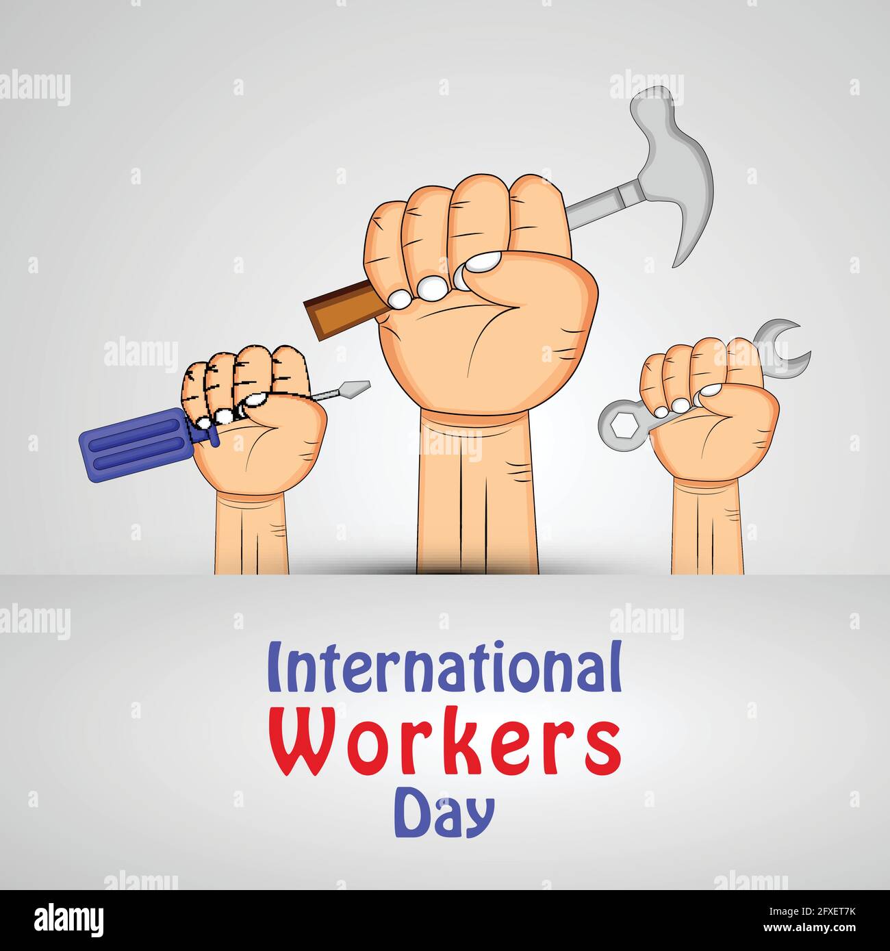Worker's Day background Stock Vector Image & Art - Alamy