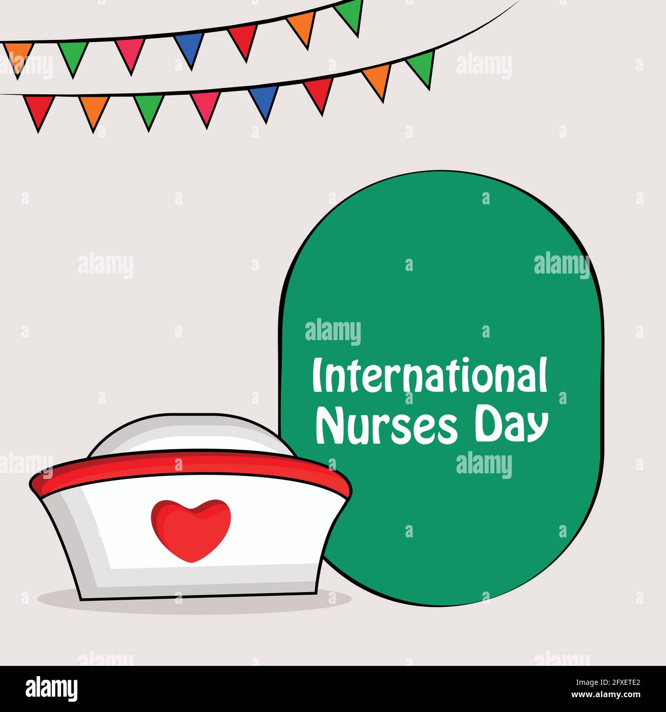 Nurses day wallpaper illustration hi-res stock photography and images ...