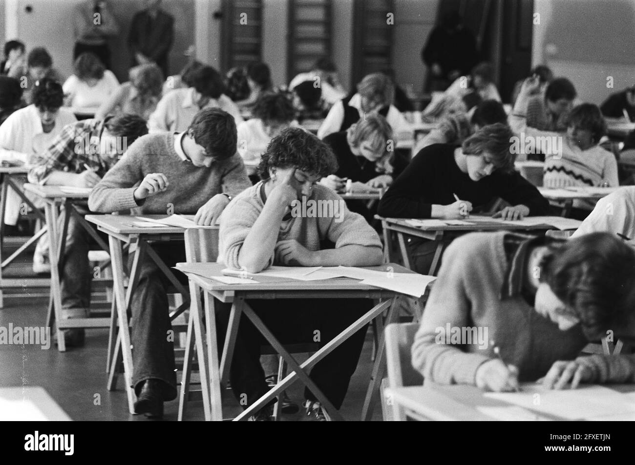 Final written exam Black and White Stock Photos & Images - Alamy